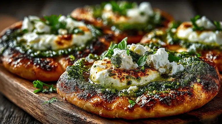 Pesto Mozzarella Naan Recipe: 7-Minute Easy Flatbread