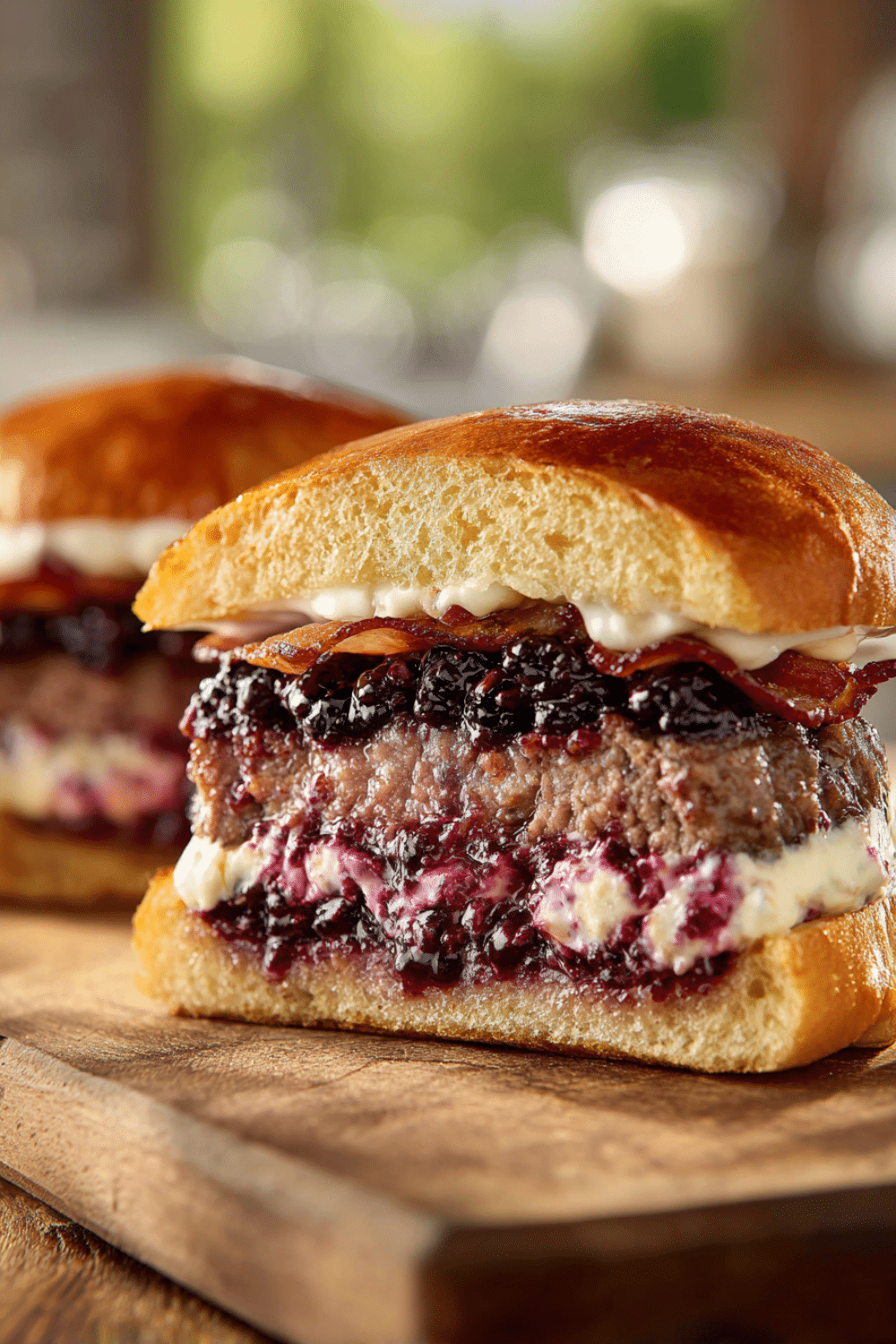 Bacon Blackberry Cheesecake Burger Recipe: 30-Minute Easy Dinner