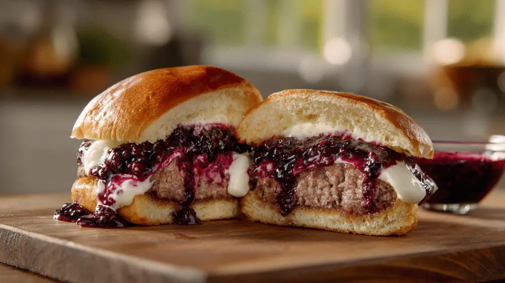 Bacon Blackberry Cheesecake Burger Recipe: 30-Minute Easy Dinner